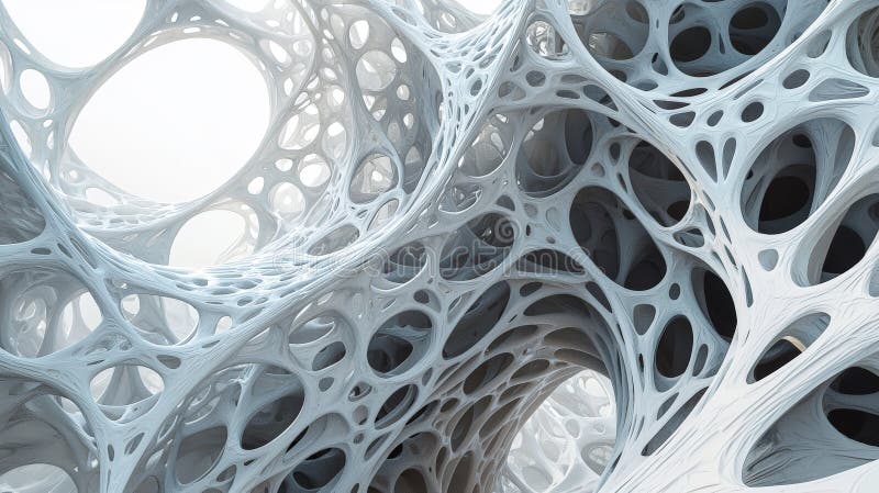 Luminous Crystal Tectonics with Biomorphic Chrysalis Texture ...