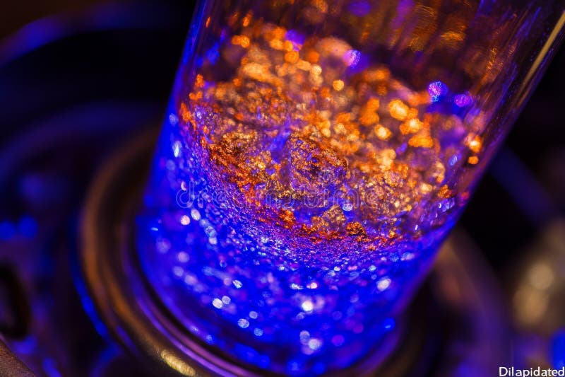 A Luminous Cylinder Emits a Striking Blend of Purple and Orange ...