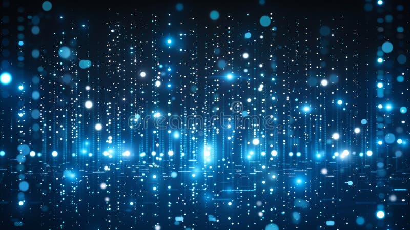 Luminous Data Cables Transmitting Information in the Background for ...