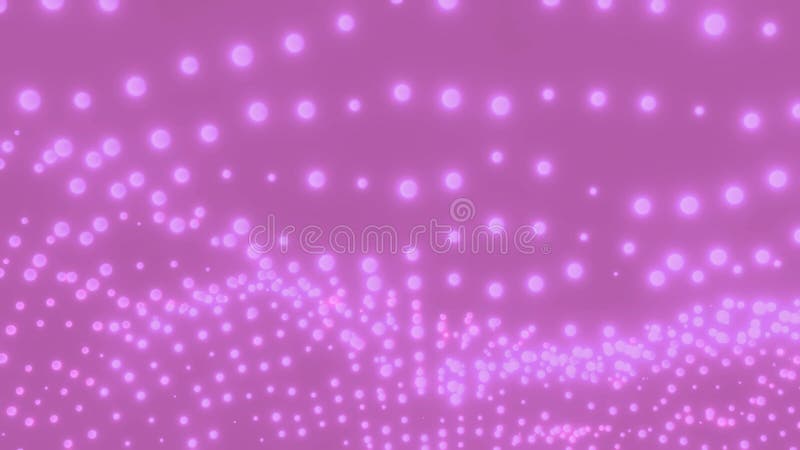Luminous Dots Move in Wavy Streams. Design. Animated Background of ...