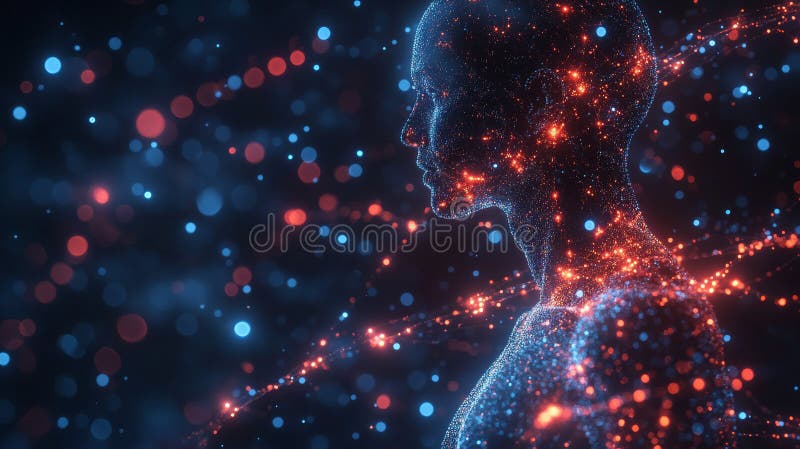 A Luminous Human Silhouette Revealing a Complex Genome Structure ...