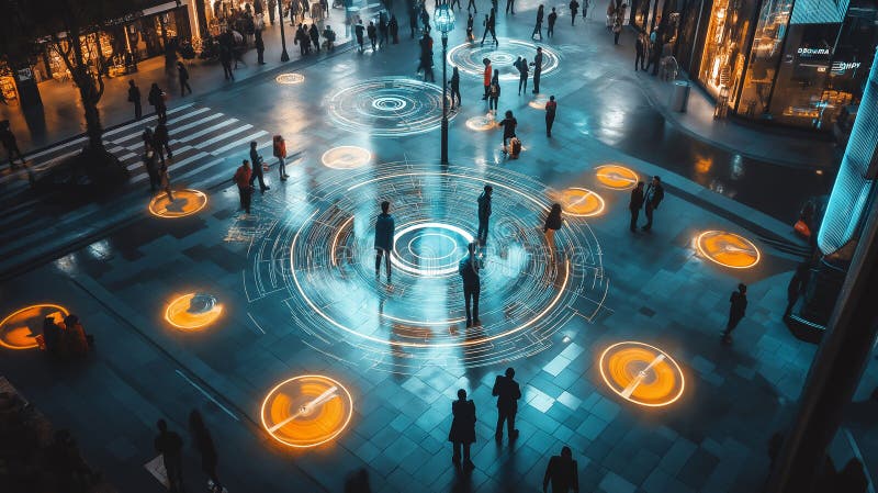 Luminous Interactive Art Transforming Urban Landscape, Blending ...