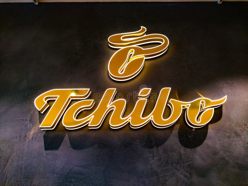 TCHIBO Logo editorial image. Image of company, symbol - 127850115