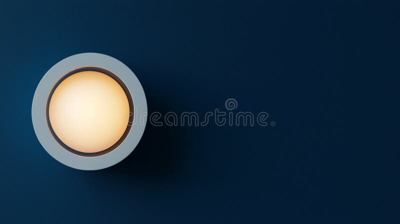 A Luminous Light Bulb, Symbolizing a Clever Thought, Illuminates a Dark ...