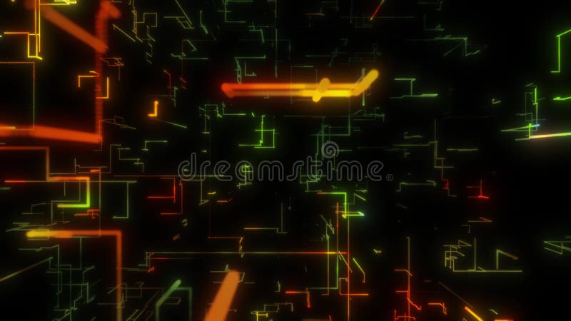 Digital Lines Create Face Shape, Digital Concept Stock Footage - Video ...