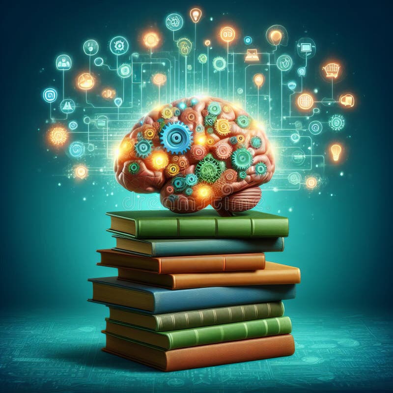 Luminous Mind of Innovation Stock Photo - Image of development ...