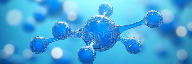 Luminous Molecular Structure, Connected Nodes with Bright Energy ...