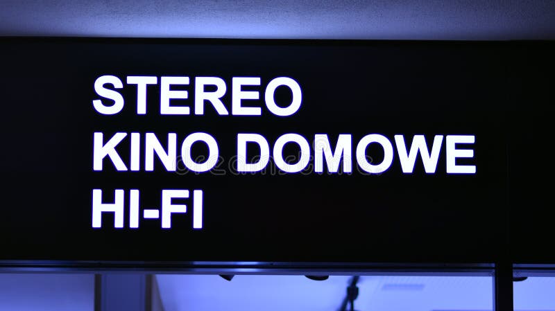 Luminous neon sign stock photo. Image of glow, design - 220107942