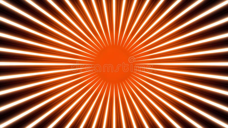 Luminous Orange Color Glowing Rays Create Dynamic and Energetic ...