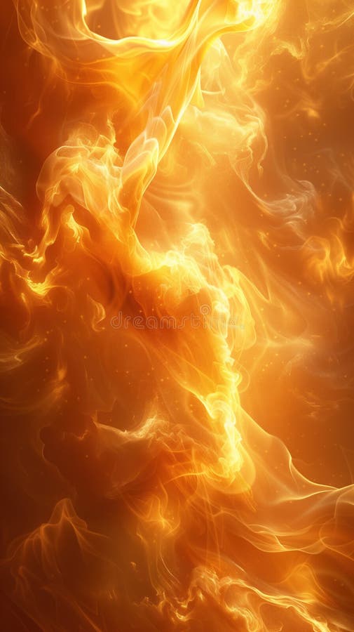 Luminous Orange and Yellow Flames Texture. Stock Photo - Image of ...