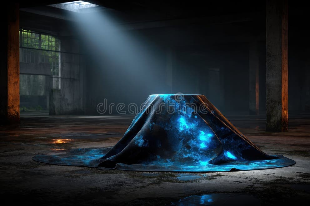 Luminous Oversized Blanket Forms Captivating Scene with Curved Design ...
