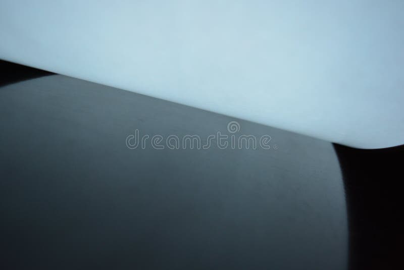 Luminous A4 Paper with an Electroluminescent Coating is Located in ...