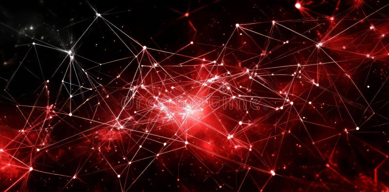 Luminous Particles in Space Form a Beautiful and Colorful Abstract ...