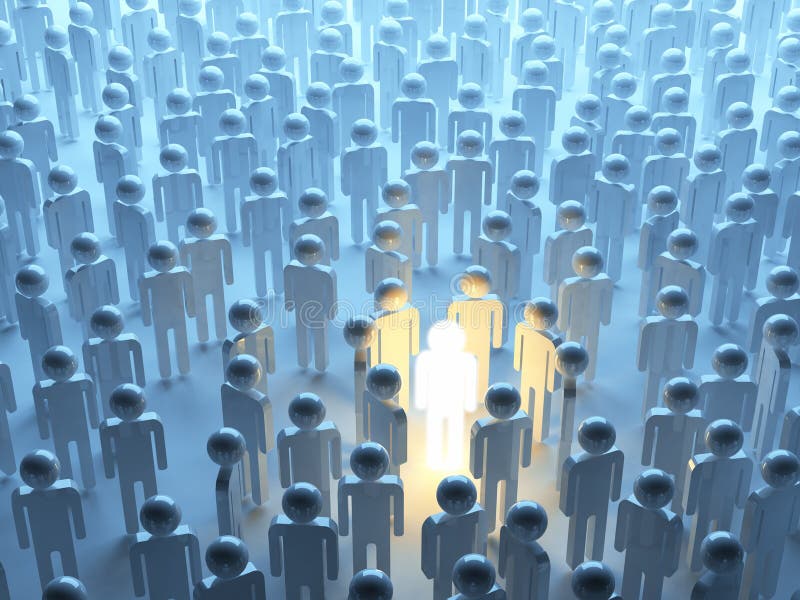 Individualism stock illustration. Illustration of group - 14112812