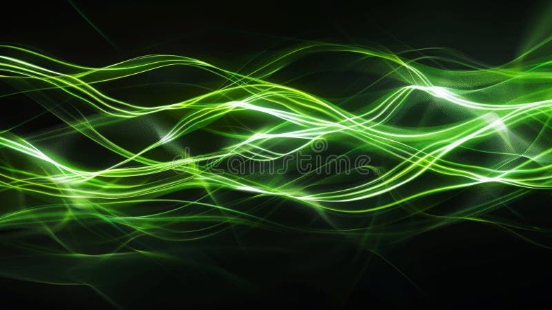 Luminous Rhapsody: Abstract Light Symphony Stock Photo - Image of ...