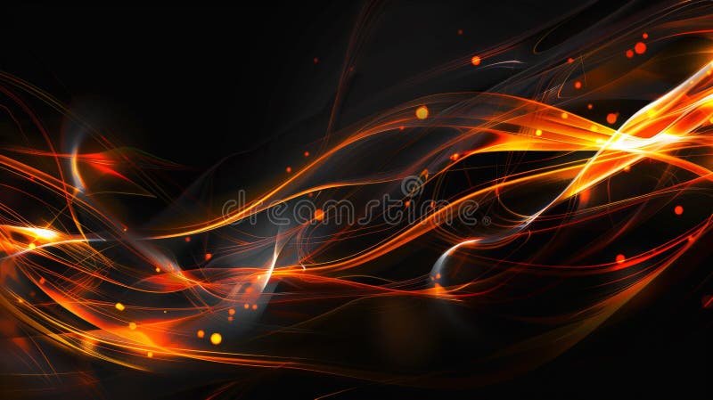 Luminous Rhapsody: Abstract Light Symphony Stock Image - Image of ...