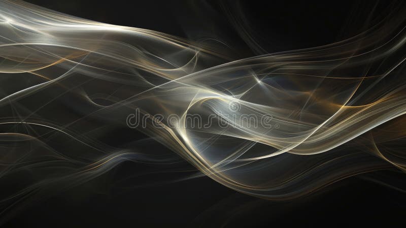 Luminous Rhapsody: Abstract Light Symphony Stock Image - Image of ...