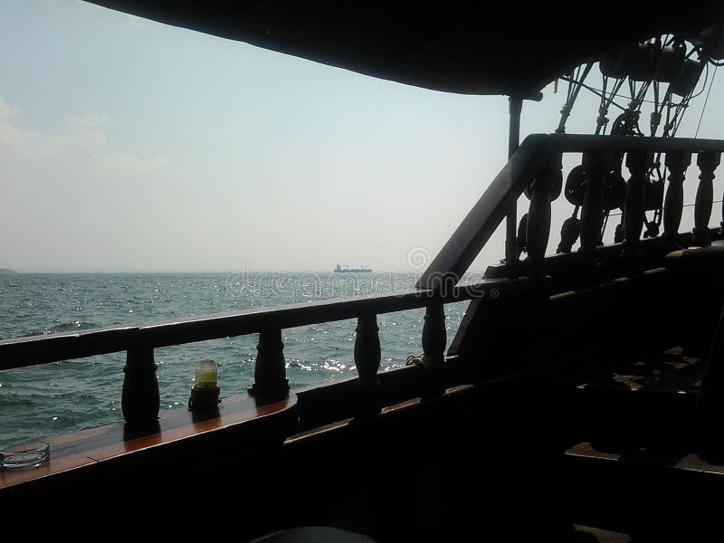 Luminous Sea Obscure Inside Boat Water Trip Stock Photo - Image of boat ...