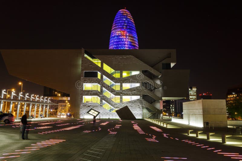 Luminous Square of Barcelona Editorial Photo - Image of spain, popular ...