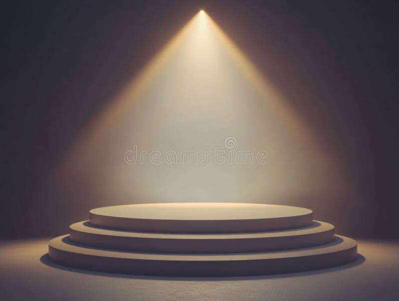 Luminous Stage Spotlight stock image. Image of dramatic - 385487049
