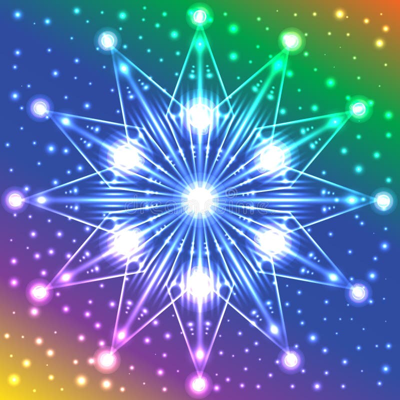 Luminous star stock illustration. Illustration of shape - 31362873