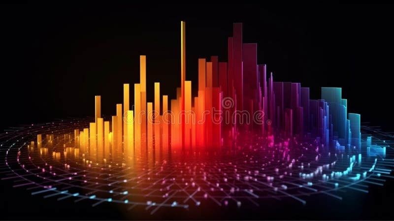 Luminous Statistical Harmony, Charts and Graphs Resonating with ...