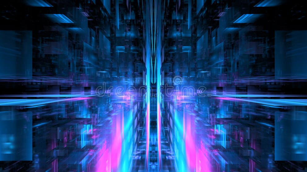 Luminous Technological Abstract Background. Digital Technologies, Cloud Computing, Digital ...