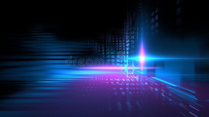 Luminous Technological Abstract Background. Digital Technologies, Cloud ...