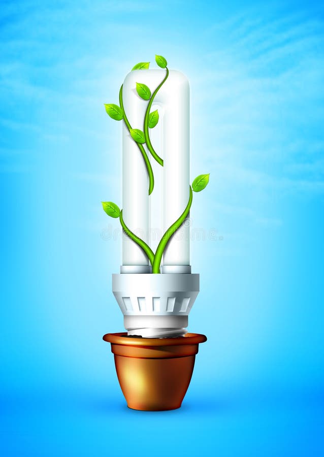 Luminous Tube Lamp stock illustration. Illustration of light - 9187285