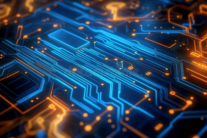 A Luminous Wireframe of Smart City Technology Forms a Futuristic ...