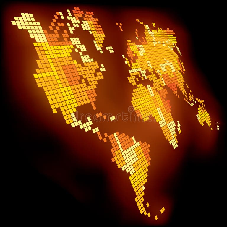 Pixel Art World Map Stock Illustrations – 2,332 Pixel Art World Map ...