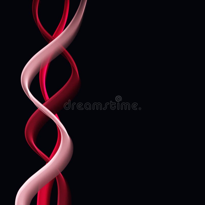 Red Spiral Abstract Background Stock Illustration - Illustration of ...