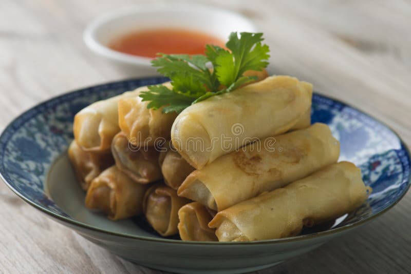 Lumpia Spring Rolls , Asian Food Stock Image - Image of popiah, sprouts ...