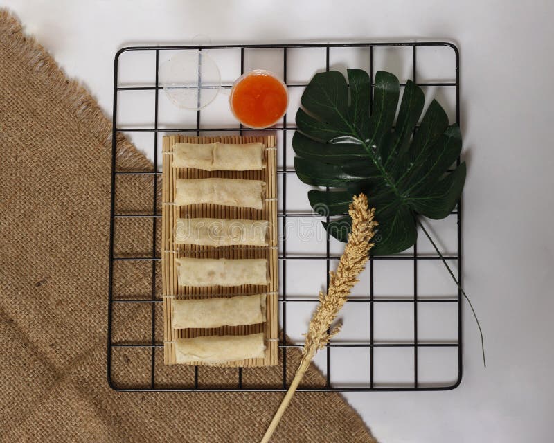 Lumpia is a Typical Semarang Cake. Stock Photo - Image of fried, baked ...