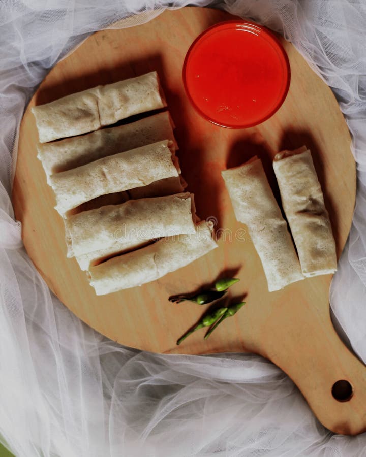Lumpia is a Typical Semarang Cake. Stock Photo - Image of lumpia ...