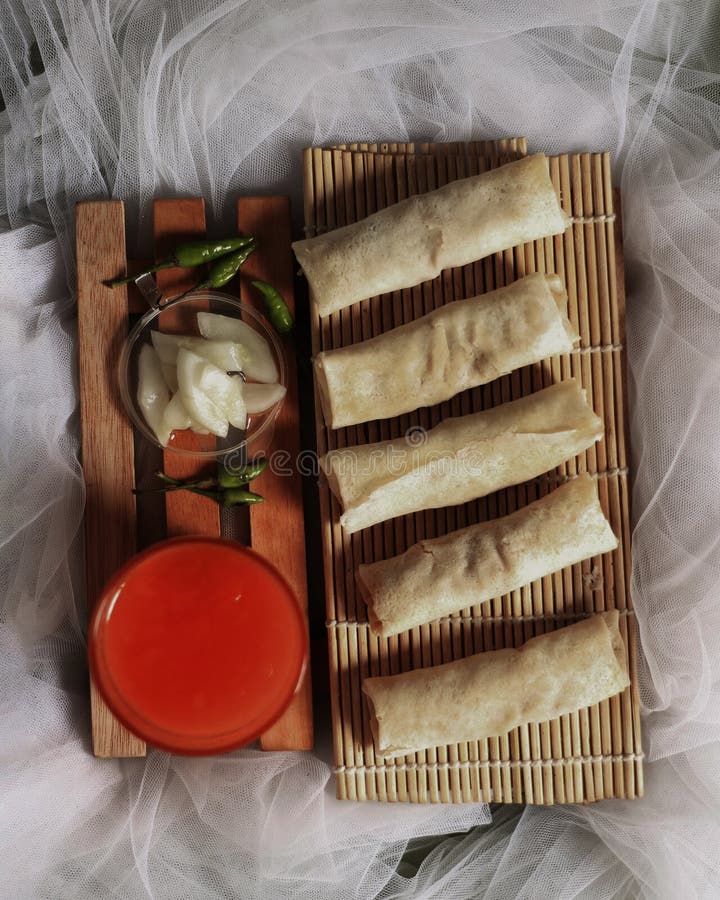 Lumpia is a Typical Semarang Cake. Stock Photo - Image of culture, dish ...