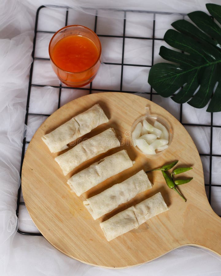 Lumpia is a Typical Semarang Cake. Stock Image - Image of filled ...