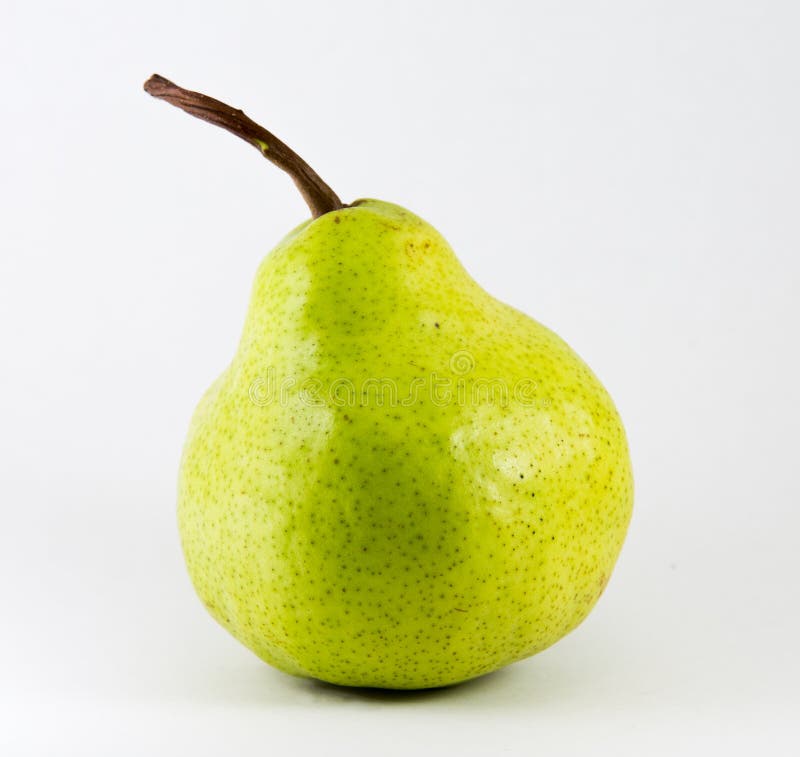 Green pear stock image. Image of pear, ripe, stem, brown - 41320047