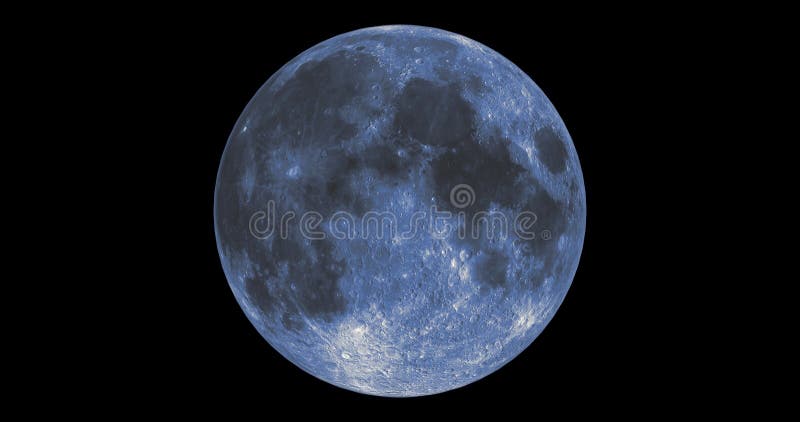 Luna azul stock de ilustración. Ilustración de espacio - 81597167