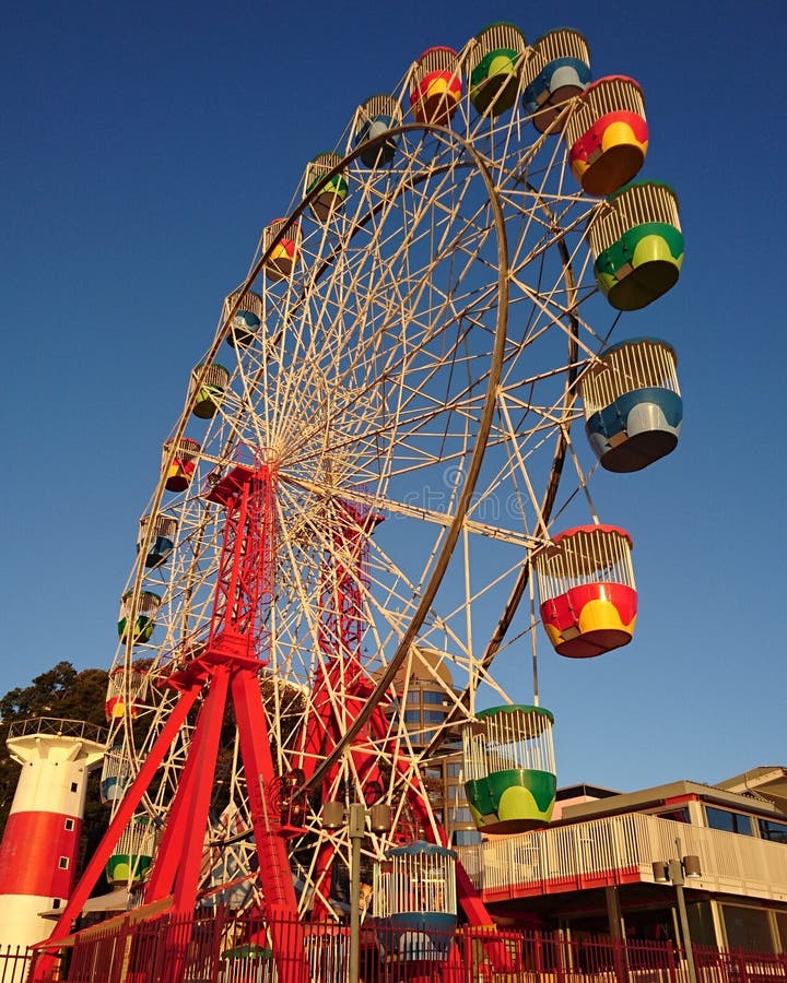 Luna Park ferris wheel stock image. Image of park, wheel - 105491609