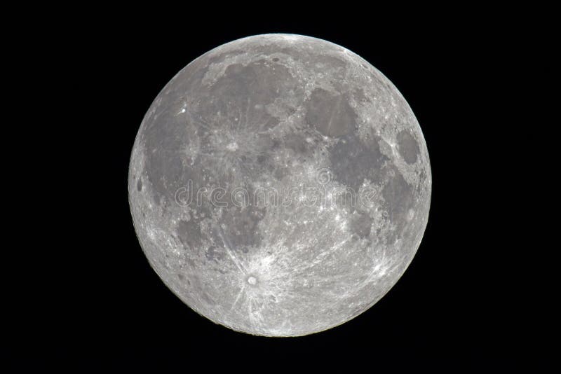 Super Luna Piena immagine stock. Immagine di apollo, lunare - 31774293