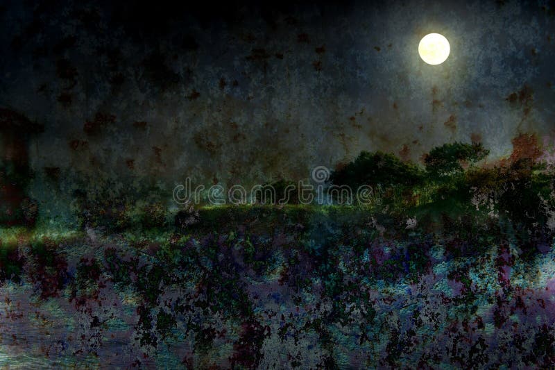 Luna plateada imagen de archivo. Imagen de calma, noche - 4968767