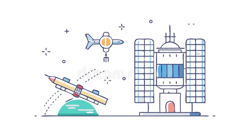 Extraterrestrial Communication Concepts Stock Illustrations – 114 ...