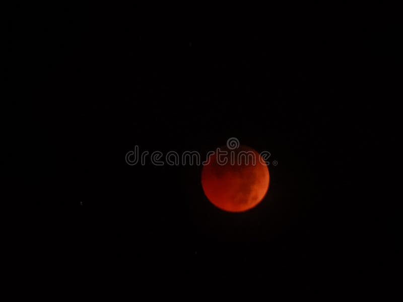 Total Lunar Eclipse Blood Moon November 2022 Stock Photo - Image of ...