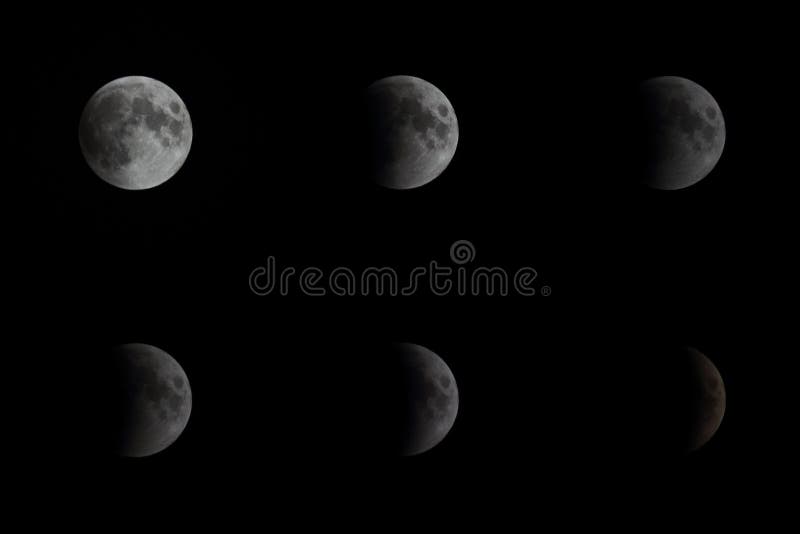 Lunar Eclipse on June 16th 2011, New Delhi, India Stock Photo - Image ...