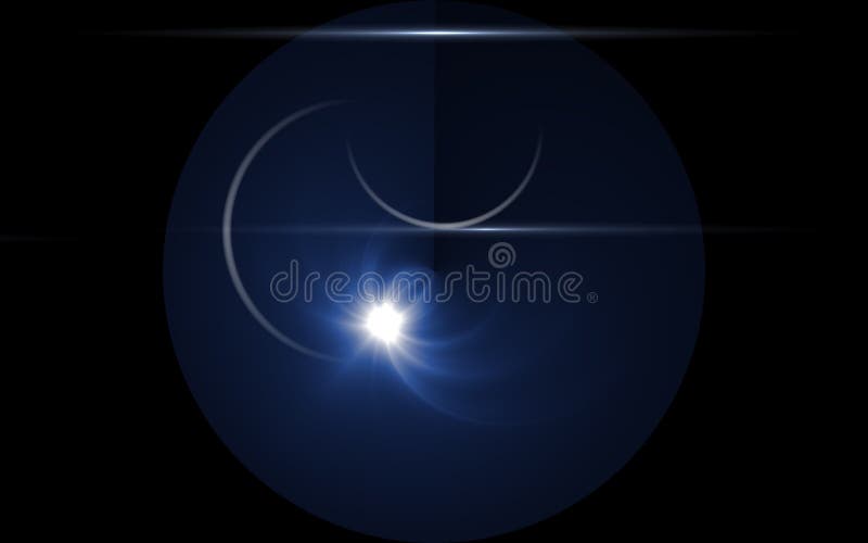 Eclipse flare stock illustration. Illustration of global - 19559847