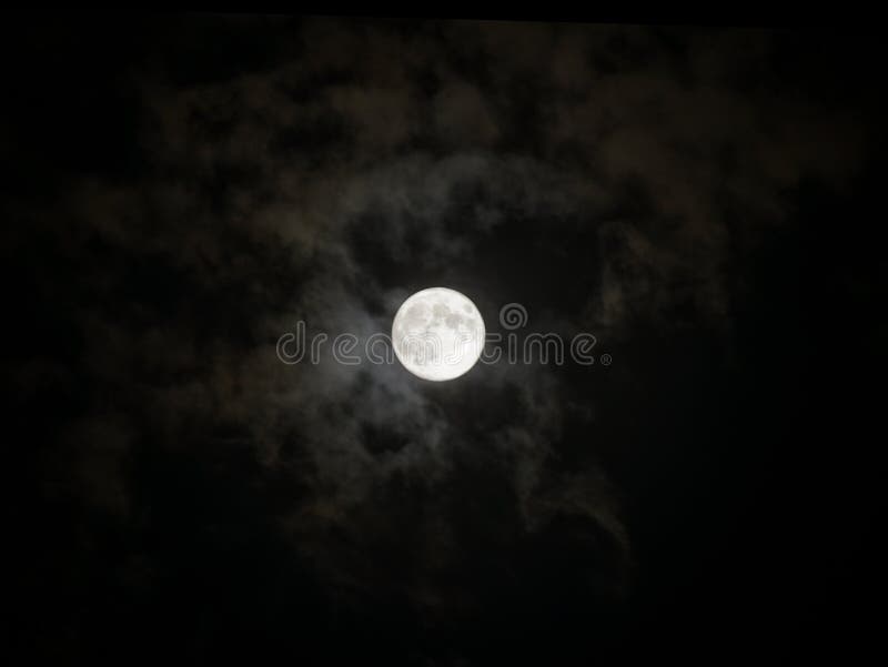Lunar Eclipse Moon on the 7th of July 2020 Stock Photo - Image of ...