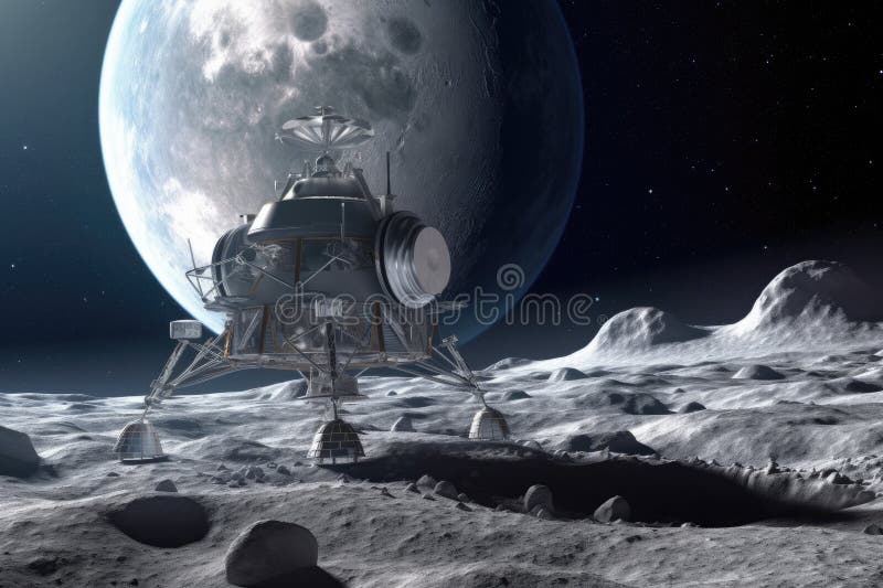 Lunar Lander Stock Illustrations – 274 Lunar Lander Stock Illustrations ...
