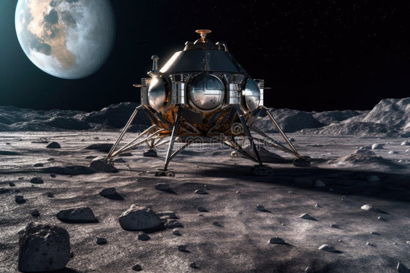 Lunar Lander Stock Illustrations – 274 Lunar Lander Stock Illustrations ...