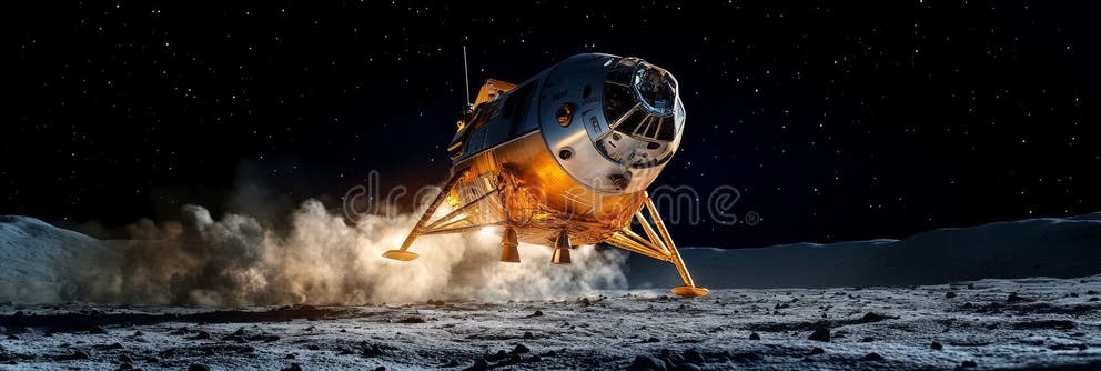 Lunar Module Landing Spacecraft Moon Landing Exploration Adventure ...